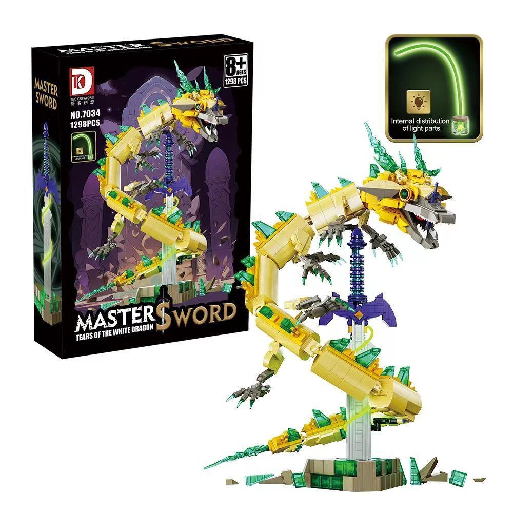 Игрушка-конструктор The Legend of Zelda Dragon + Master Sword (1298 ...
