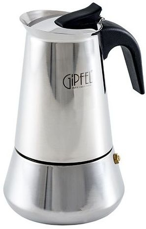 Gipfel Кофеварка гейзерная IRIS, серебристый купить на OZON по низкой цене (3063561995)