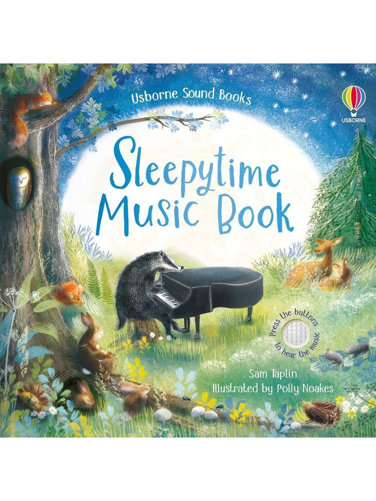 Usborne Sound Books Sleepytime Music музыкальная книга для малышей ...