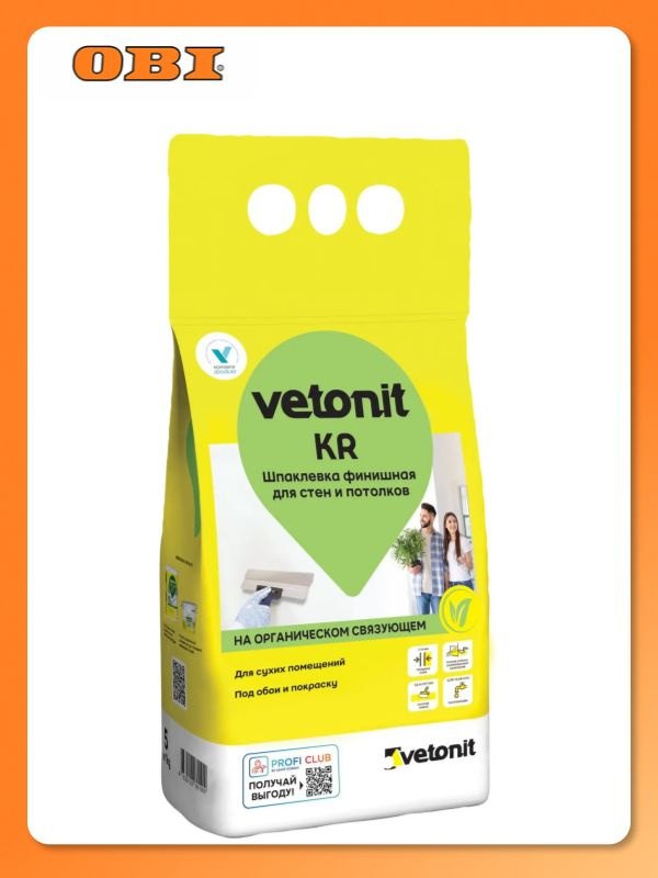 Шпаклевка Vetonit Lr купить на OZON по низкой цене