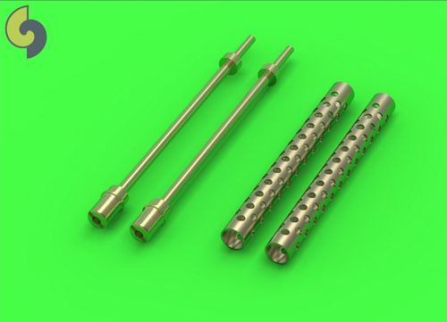 Дополнения из латуни 1/35 Browning M1919 .30 cal machine gun barrels ...