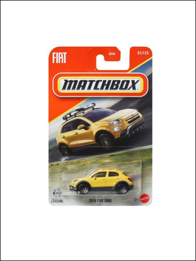 Машинка Matchbox Toys 1:64 Scale Die-Cast Basic Car 30782 2016 Fiat ...