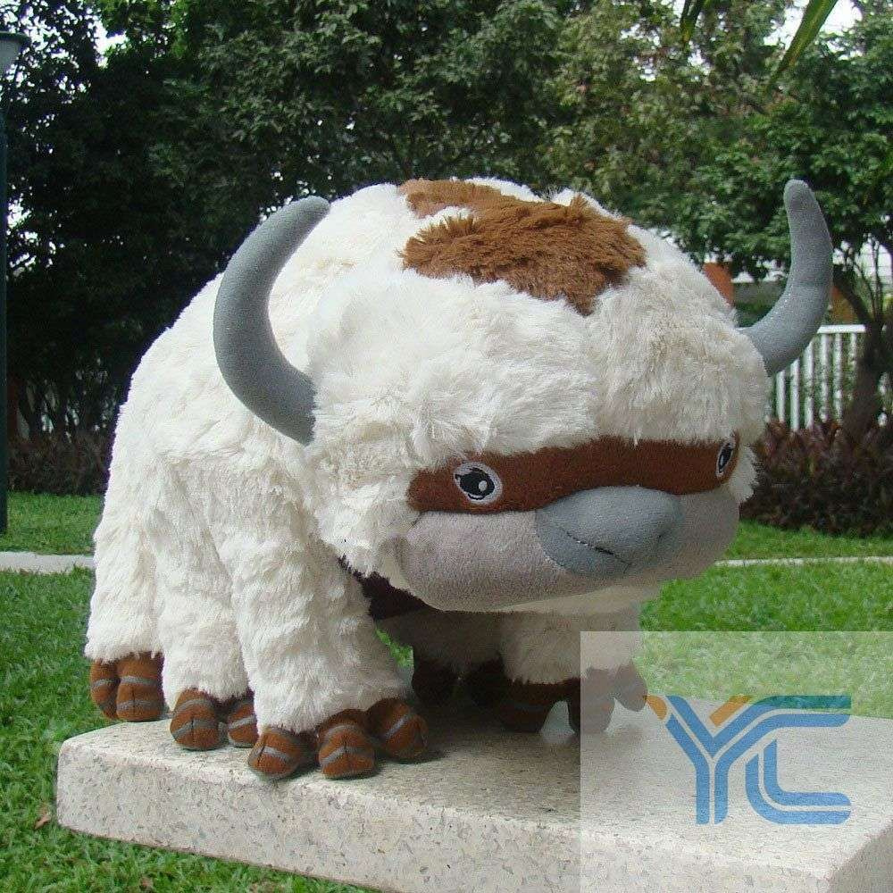 Плюшевая игрушка Аппа из "Аватар: Легенда об Аанге" размером 20 дюймов ...