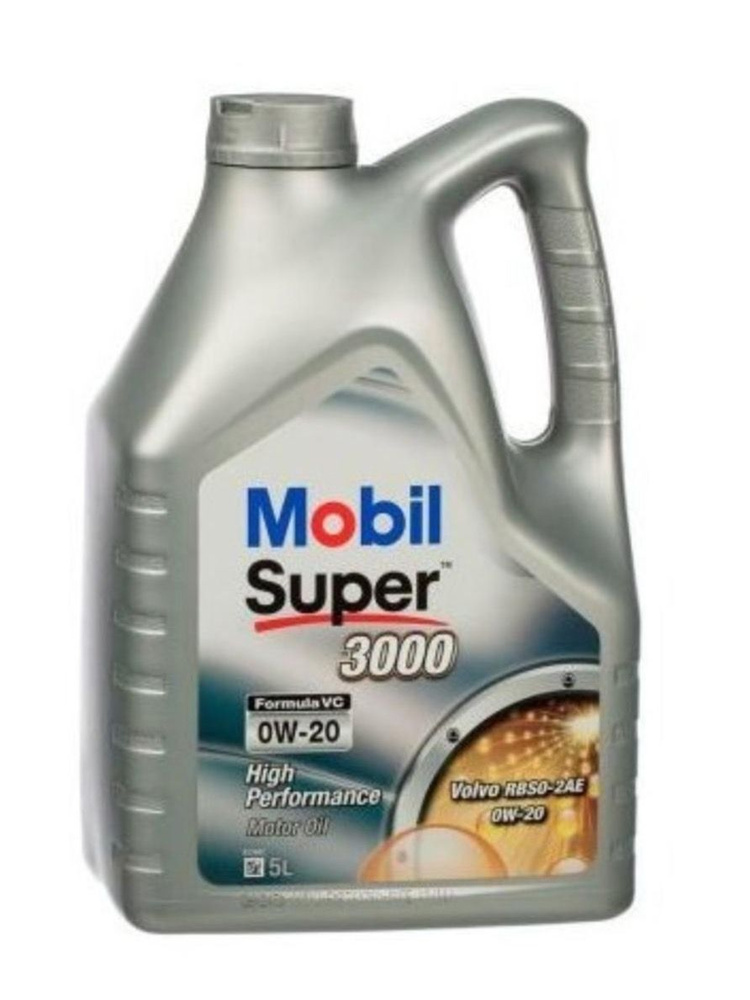 Масло моторное MOBIL SUPER 3000 FORMULA VC 0W-20 Синтетическое 5 л ...