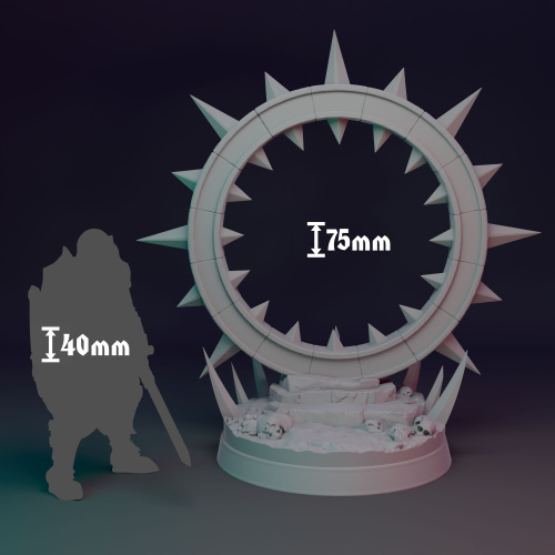 577 отзыв на Миниатюра Портал Хаоса Малый (Порталы, Врата, Проход) Warhammer 40000 Вархаммер DnD ...