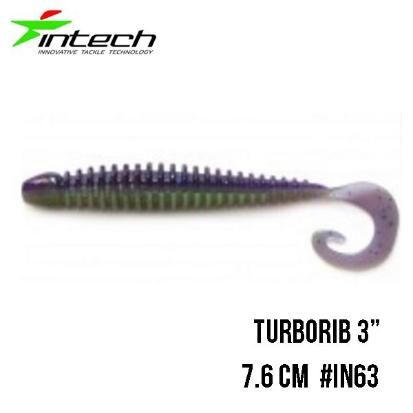 Силиконовая приманка Intech Turborib 3" 75mm купить c доставкой на OZON по низкой цене (1008092264)