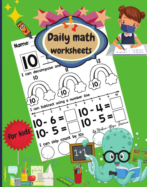 Daily math worksheets for kids. Beginner Math Preschool Learning Book ...