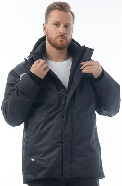 Куртка рабочая Мужской BRODEKS, размер 66, 64 темно-синий, рост 182-188 Мембранные материалы ...