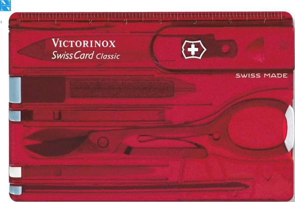 Швейцарская карточка VICTORINOX SwissCard Ruby красная 0.7100.T купить на OZON по низкой цене ...