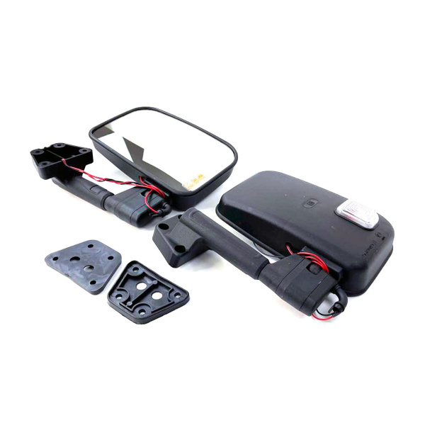 Зеркало заднего вида боковое УАЗ 469, 3151, Хантер с белым повторителем поворота, нейтральный ...