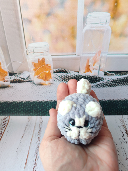 Котенок-брелок. Кот-колобок купить на OZON по низкой цене (1967223754)