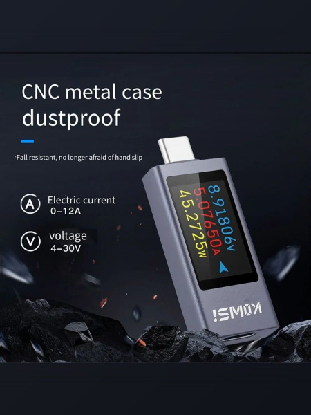 Многофункциональный USB тестер Kowsi KWS-2303C DC 4-30V 0-12А Type-C ...