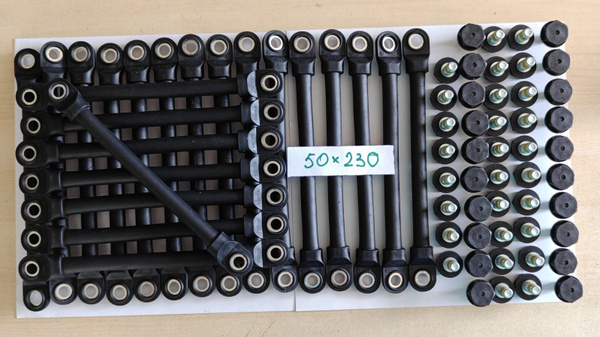 Комплект перемычки гибкие Frotek 50x230 (23 шт) и болты (48 шт) для ...