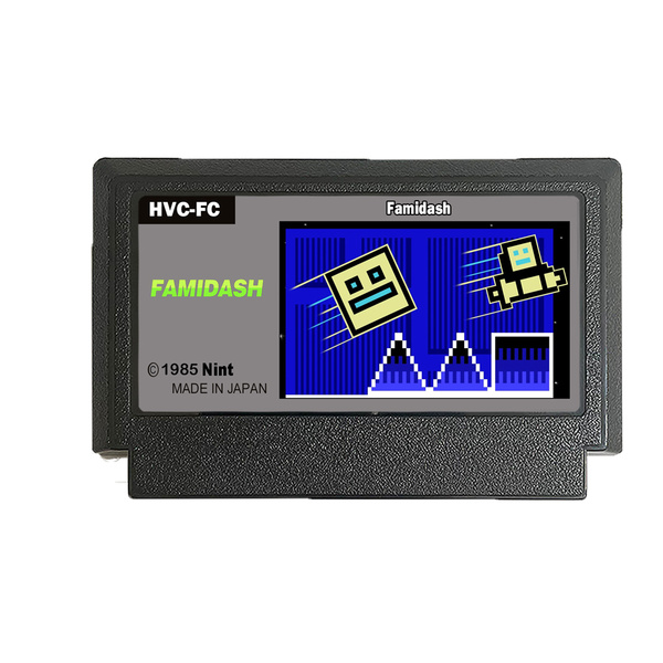 Famidash - Игра 8-битный картридж Famicom - игровой картридж NES (8 bit ...