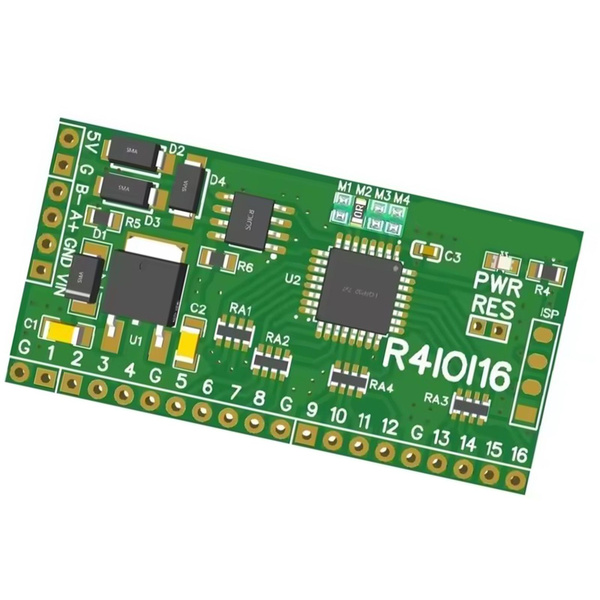 16CH 5 в 1 Modbus RTU Digital IO-модуль RS485 NPN DI-DO PIN Плата ...