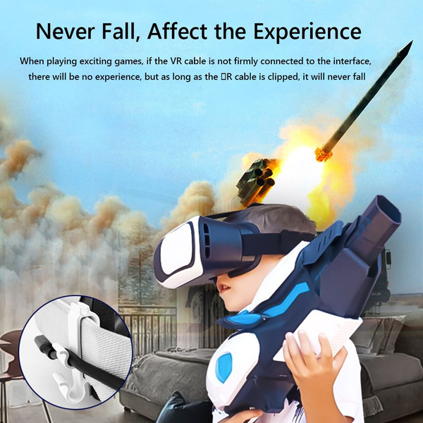 держатель для кабеля VR, подходит для Oculus Quest 2, с тремя пазами ...