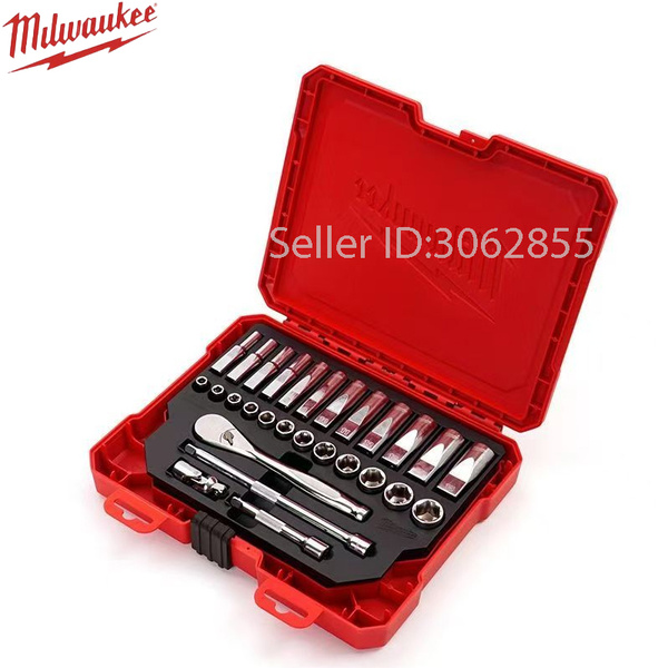 Milwaukee 4932464943/48-22-9504 Набор трещоток и торцевых головок 1/4 ...