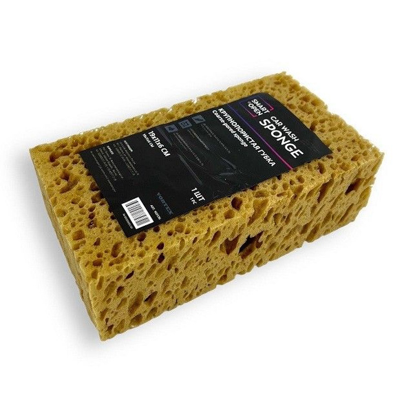 Губка крупнопористая 19х11х6см Smart Open Car Wash Sponge купить на ...