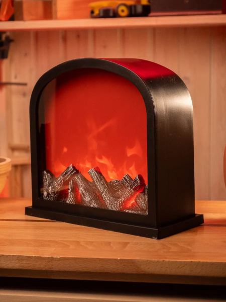 Украшение на праздник новогоднее Kaemingk камин 8 купить c доставкой на OZON по низкой цене ...