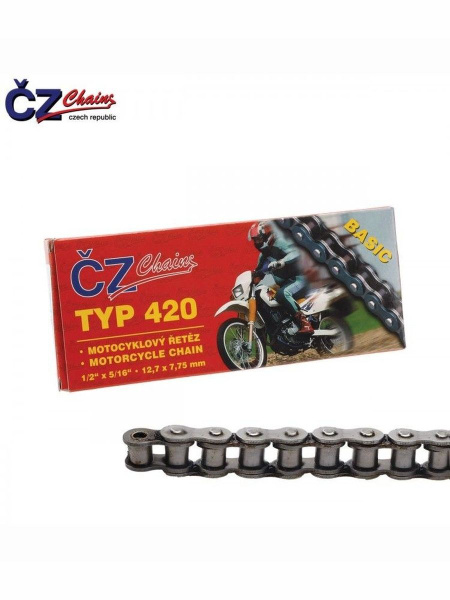 Цепь для мотоцикла CZ Chains 420 Basic - 90 купить c доставкой на OZON ...