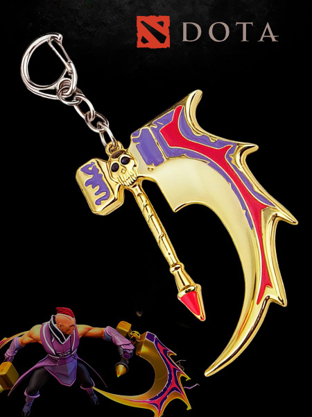 Брелок The Golden Basher Blades из игры Дота 2 Dota 2 купить на OZON по ...