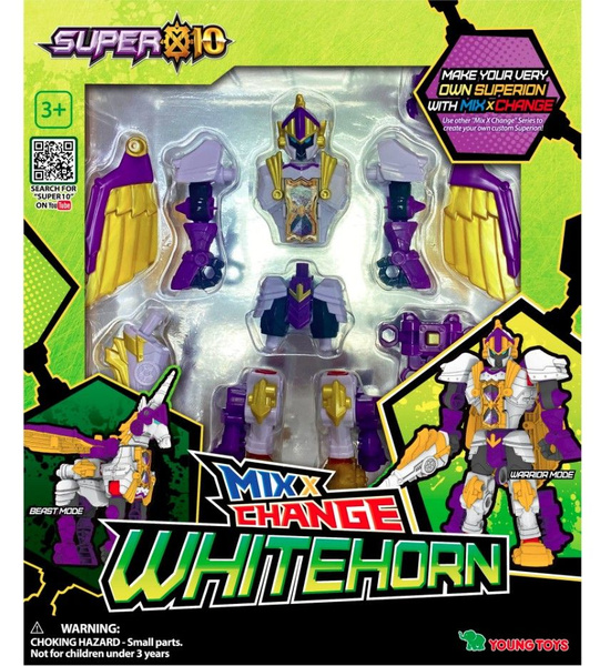 Трансформер Super 10 Вайтхорн Миксчендж Young Toys купить на OZON по ...