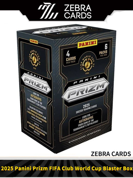 2025 Panini Prizm FIFA Club World Cup Soccer Blaster Box(Сделано в США ...