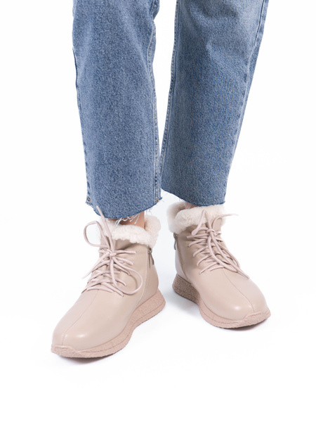 Ботинки Женский 365 shoes бежевый, размер 41 Зима купить c доставкой на ...