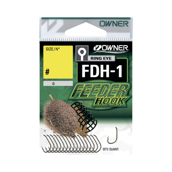 OWNER Крючок Feeder Hook FDH-1 brown №14 17шт купить на OZON по низкой ...