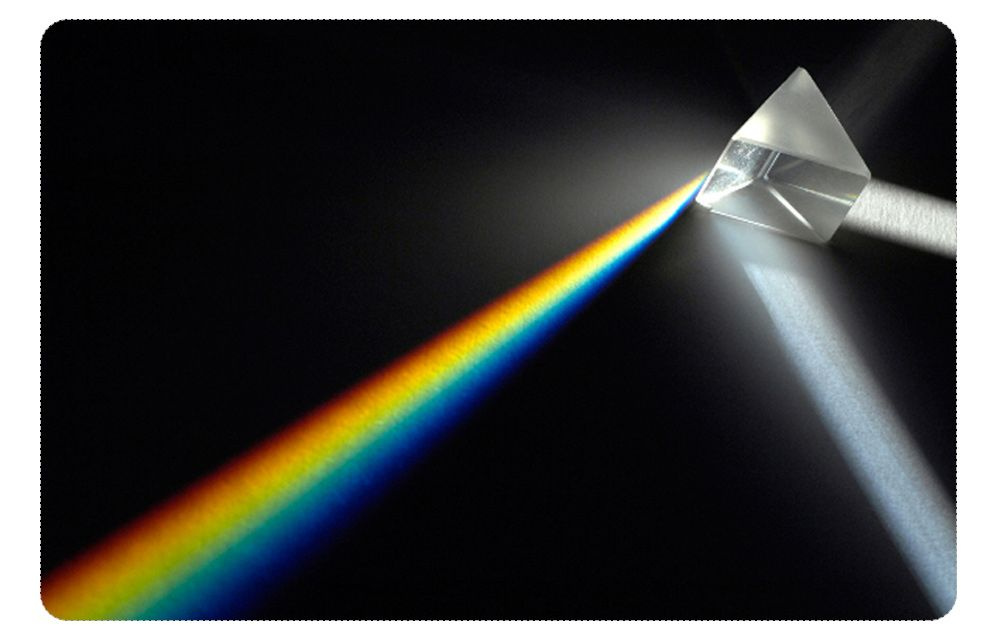 Детская физика Stem Научная игрушка, стеклянный отражающий треугольник ...