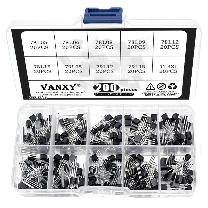 10 значений комплекта регуляторов напряжения на триодном транзисторе TO ...