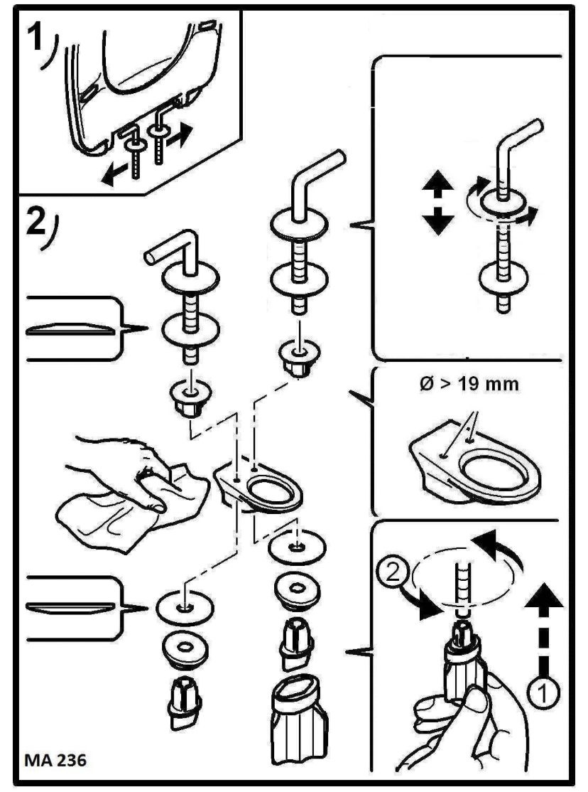 Сиденье для унитаза с крышкой, стальное крепление, белое, IFO Sign купить c доставкой на OZON по ...