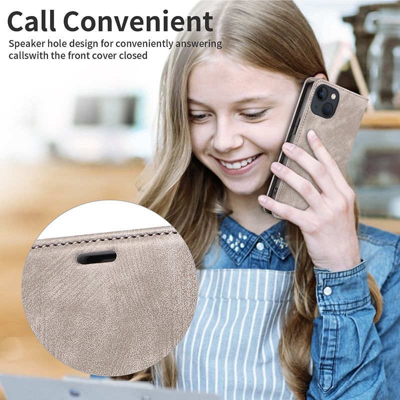 Кожаный чехол-книжка для Apple iPhone 7 Plus / iPhone 8 Plus(Эпл Айфон 7 плюс и Эпл Айфон 8 плюс ...