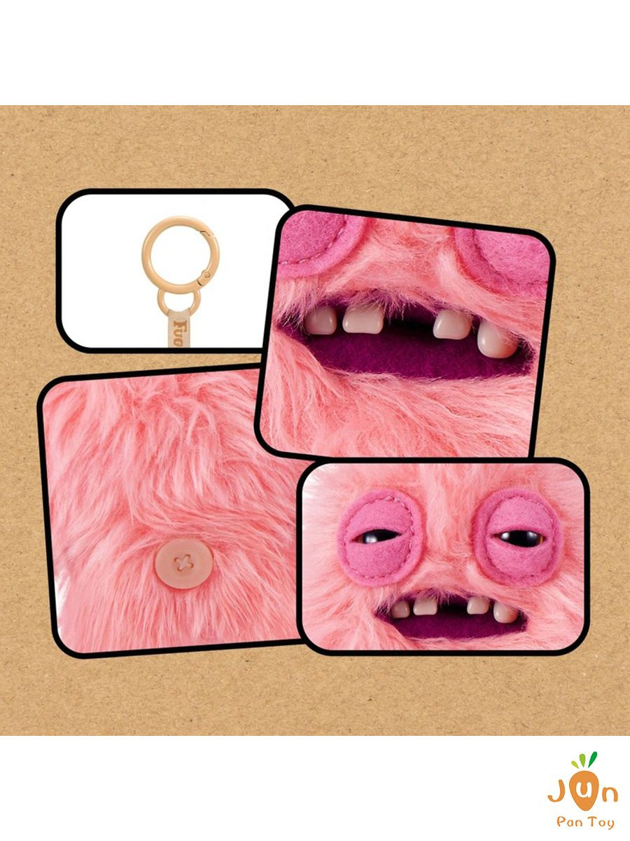 Fuggler SpongeBob Keychain Patrick / Детская плюшевая игрушка-брелок ...