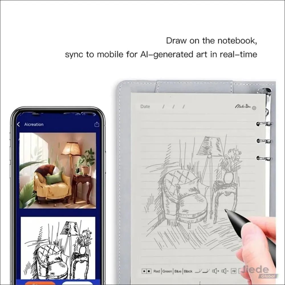 Syncify Digital Sketchbook Pro V2, Bluetooth 5.0 Smart Sync Pen ...