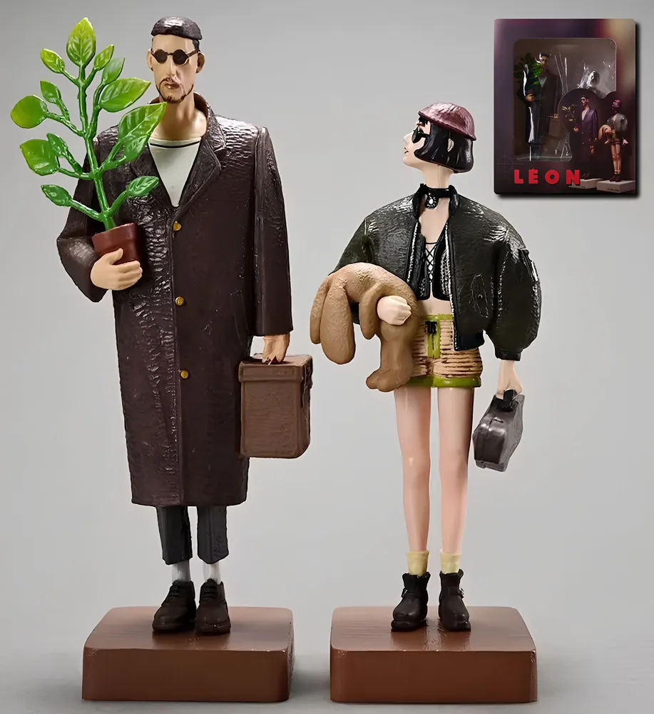 Набор фигурок Леон Профессионал и Матильда / Leon: The Professional 2шт ...