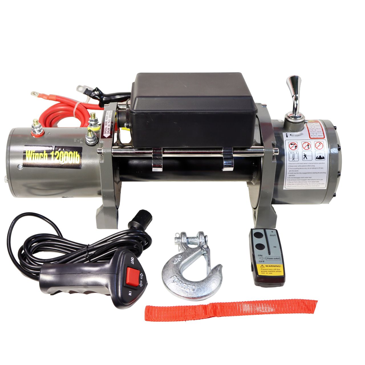 Лебедка автомобильная Electric Winch Лебедка электрическая 12000 lbs ...