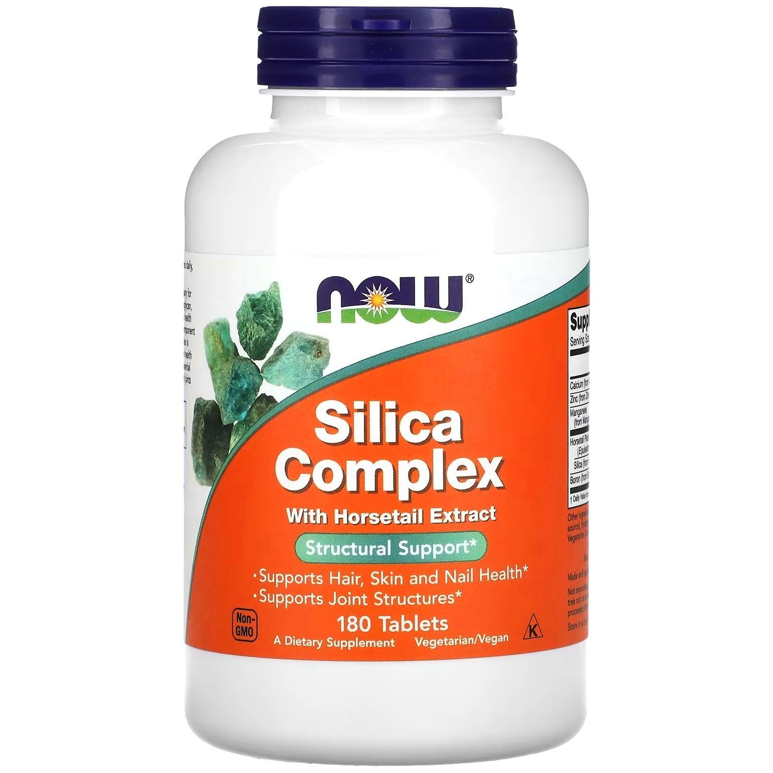 NOW Silica Complex with Horsetail Extract 180 tabs / Силика Комплекс ...