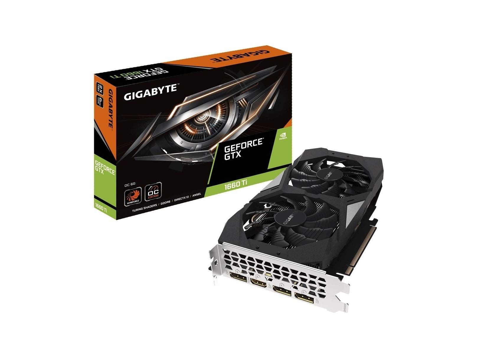 Видеокарта Gigabyte GeForce GTX 1660 Ti, 6 ГБ PCI Express 3.0 ...