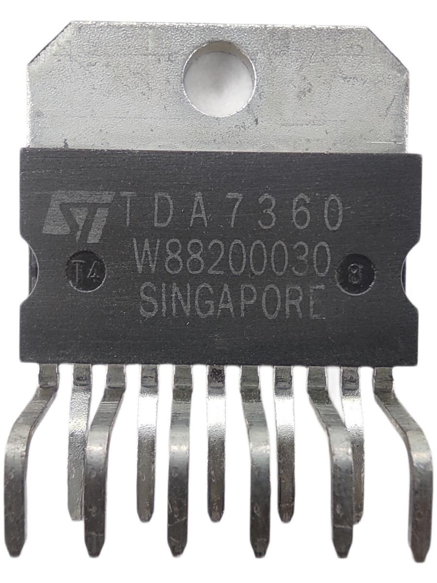 1шт. TDA7360, микросхема, аудио усилитель, УНЧ, 2х12Вт, 1х22Вт, корпус ...
