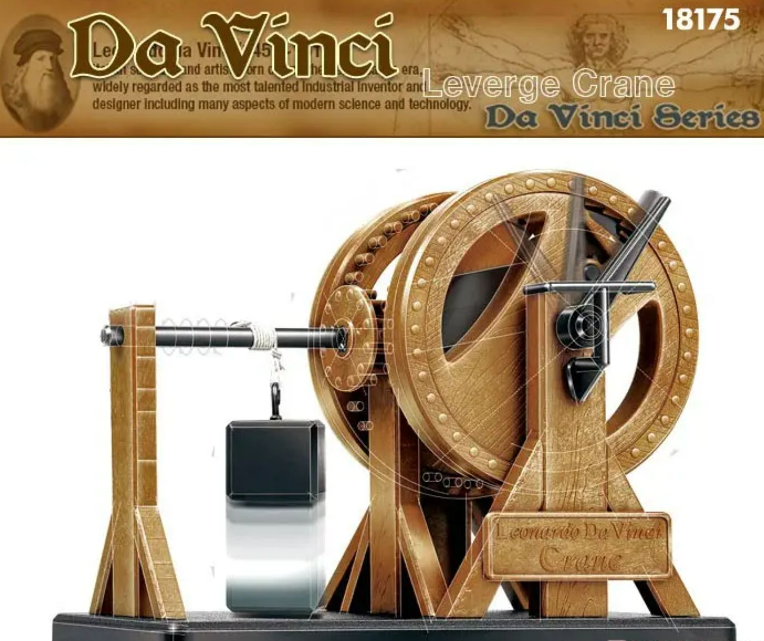 Academy 18175 Da Vinci Кран рычага сборная модель купить на OZON по ...