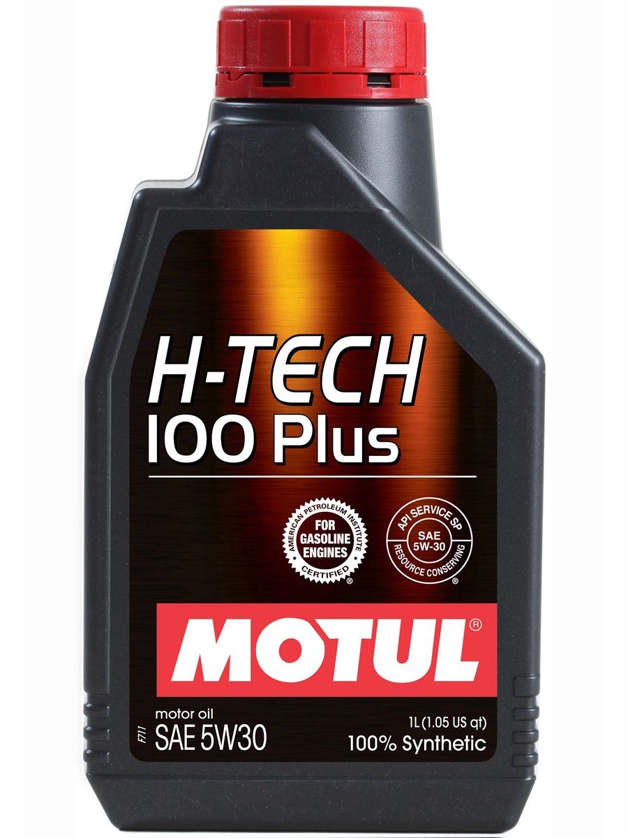 Масло моторное MOTUL H-TECH 100 PLUS 5W-30 Синтетическое 1 л 112141 ...