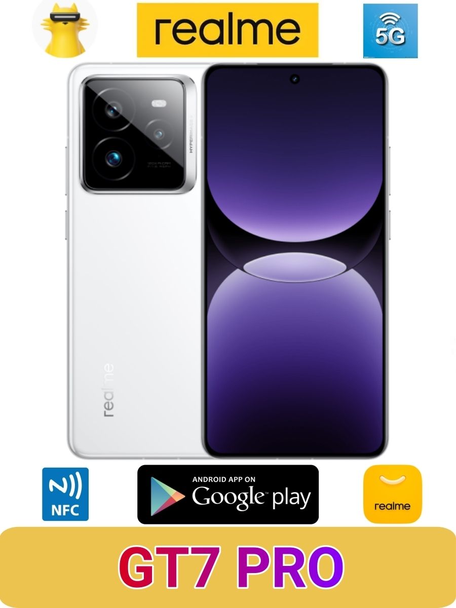 Характеристики realme Смартфон Realme GT7 Pro, 5G, Оригинал, IP68/IP69 ...