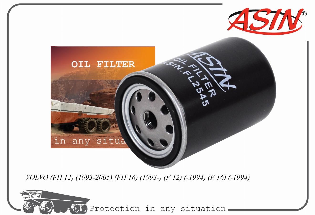 ASIN Фильтр масляный арт. ASINFL2545, 1 шт. купить на OZON по низкой ...