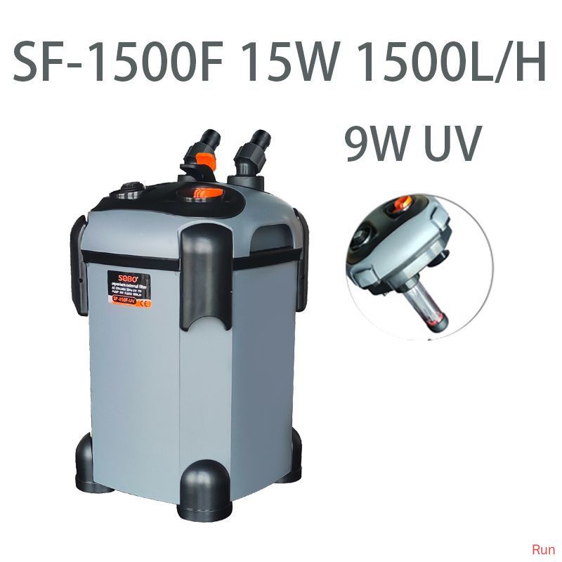 Внешний фильтр, SOBO SF-1500F 15 Вт 1500Л/ч, встроенная бактерицидная ...