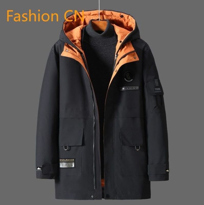 Парка Мужской, Женский Fashion CN черный Мех искусственный, размер 64 ...