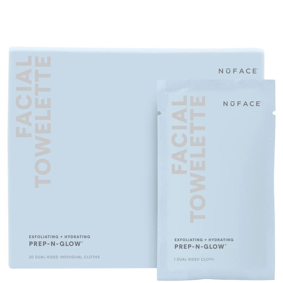 NuFACE Очищающие салфетки для лица Prep-N-Glow Facial Towelette с ...