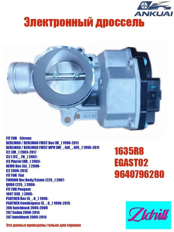 Zldrill Запчасти автомобильного фильтра арт. 1635R8 EGAST02 9640796280 ...