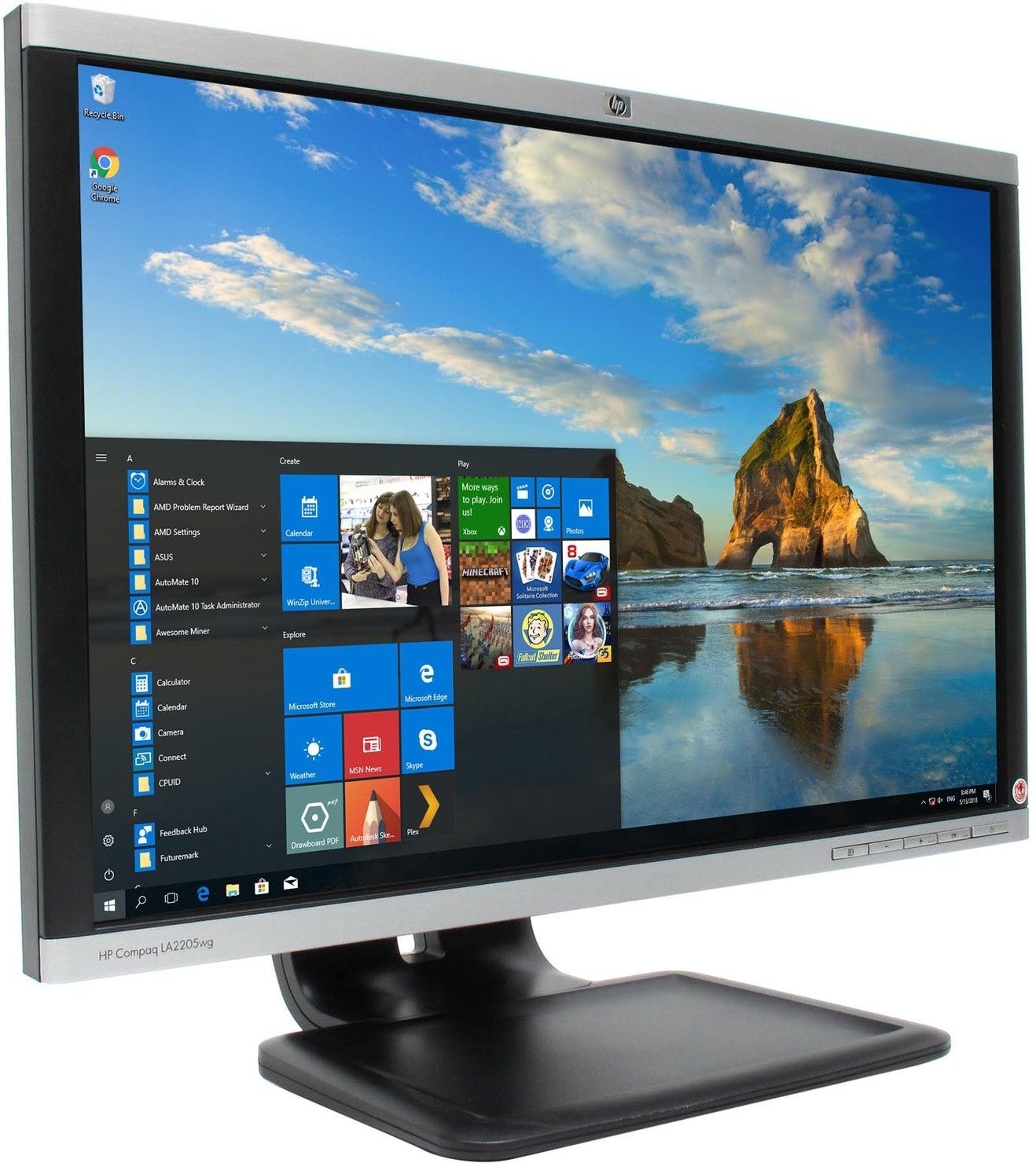 HP 22" Монитор LA2205wg NM274AA 1xDP 1xDVI 1xVGA 2xUSB,1680 x 1050 ...