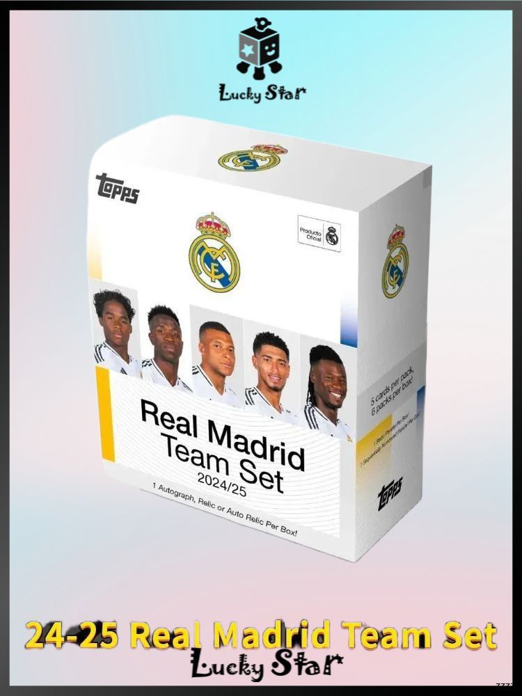 Распродано,2024/25 Topps Real Madrid Team Set Лиги чемпионов - содержит ...
